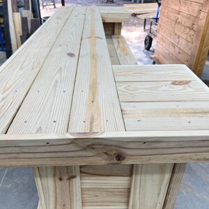 Thomas U Shape Wood Outdoor Home Bar - Etsy