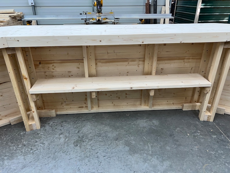Angle Indoor Home Bar – Unfinished - Etsy