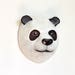 Paper Mache Panda, Faux Taxidermy Interior Wall Decoration Macheanimal ...