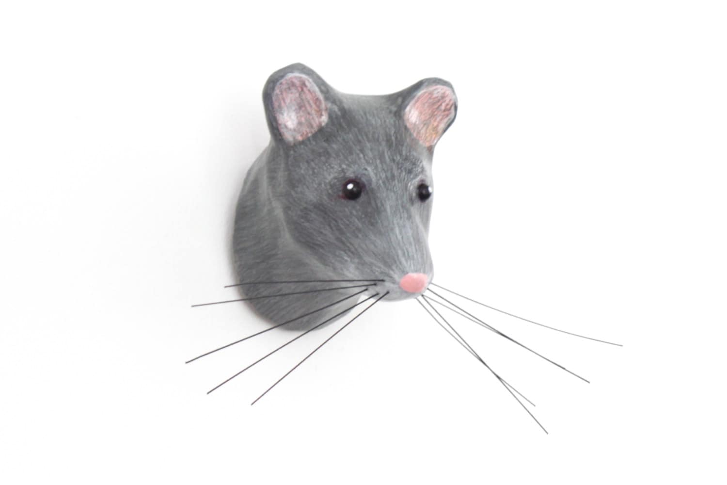 Grey Mouse, Faux Taxidermy, Paper Mache - Etsy