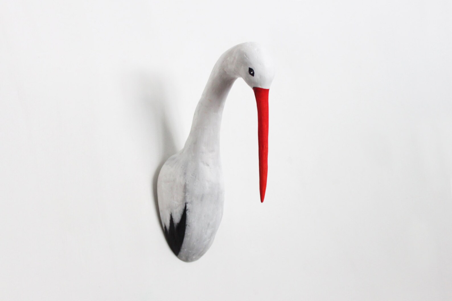 The Stork is Coming Faux Taxidermy Wall Decor | Etsy