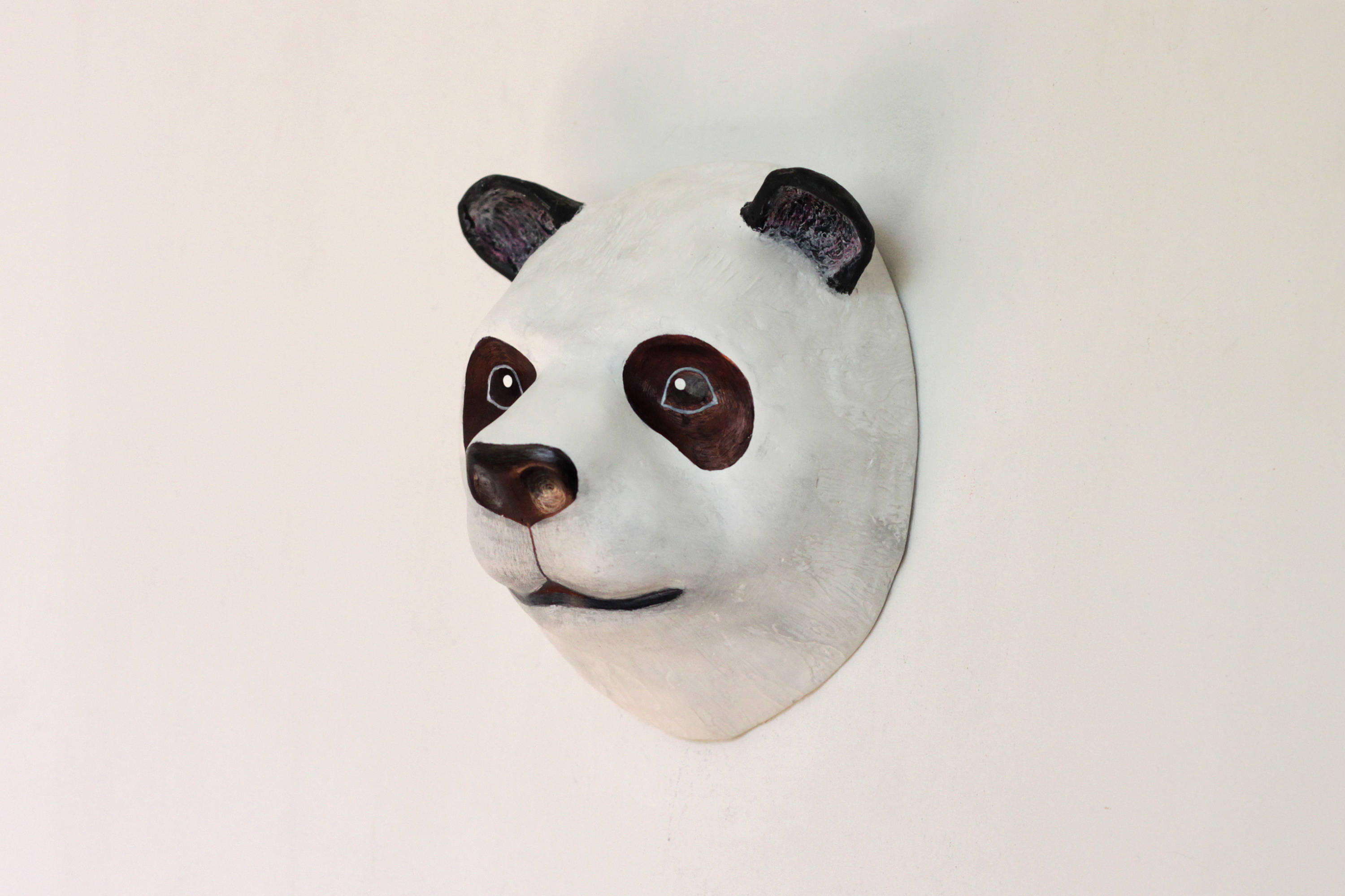 Paper Mache Panda, Faux Taxidermy Interior Wall Decoration ...