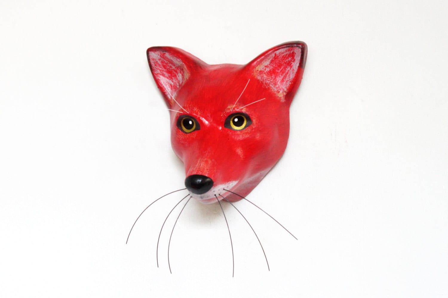 Fantastic Mr. Fox With the Gold Eyes Paper Mache Mask - Etsy