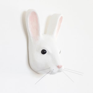 White Rabbit From Alice in Wonderland, Faux Taxidermy Bunny - Etsy
