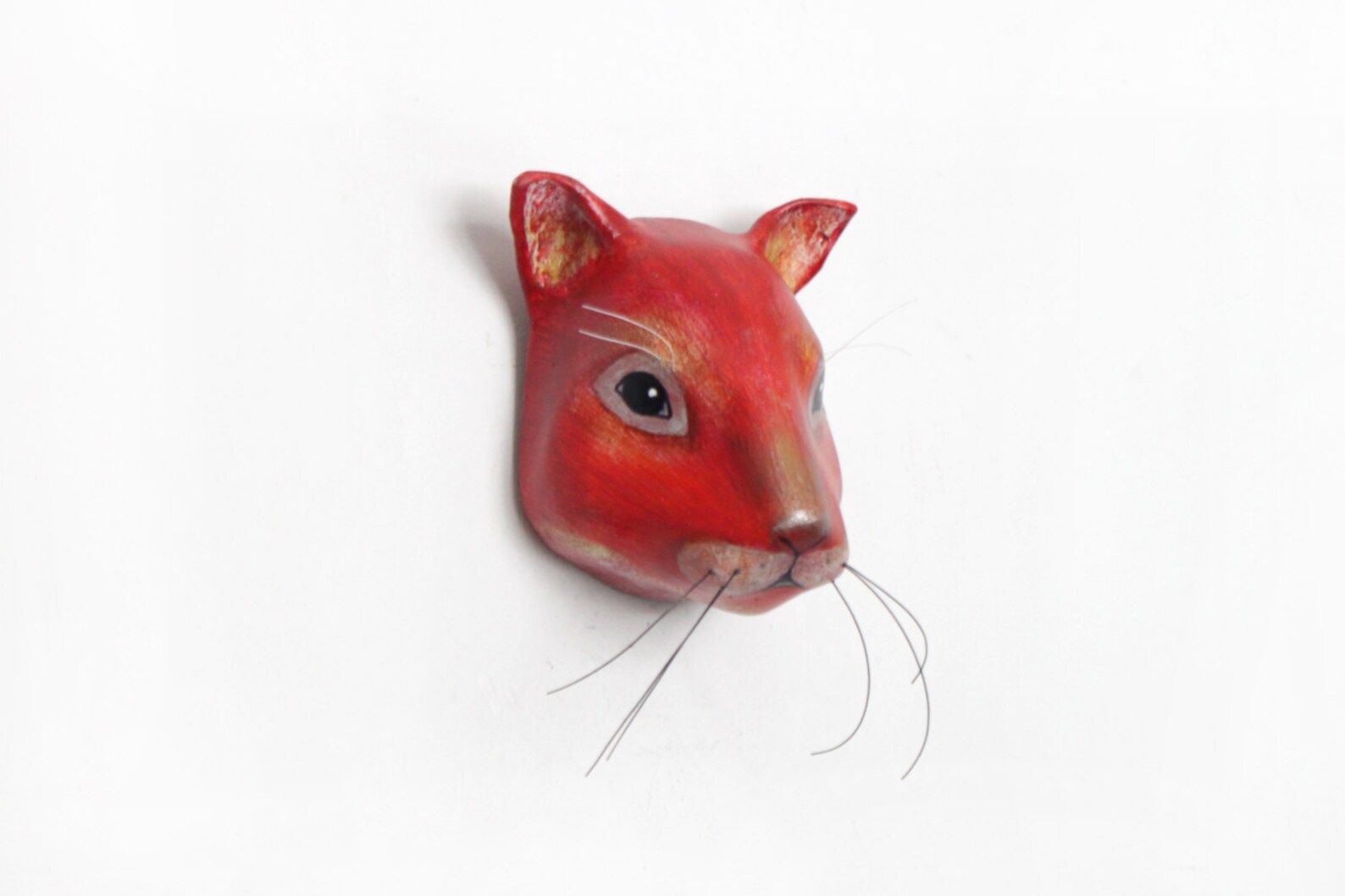 Red Squirrel Paper Mache Animal Wall Decoration | Etsy