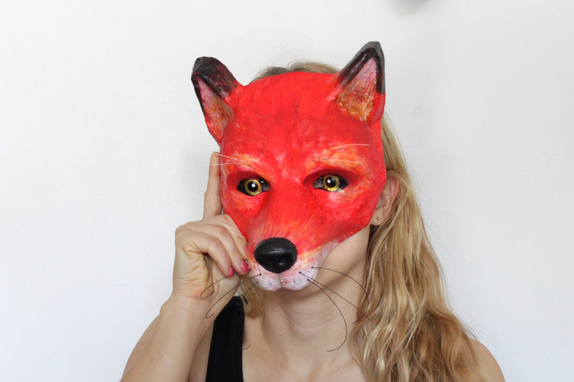 Human Size Fox Head Mask | Etsy