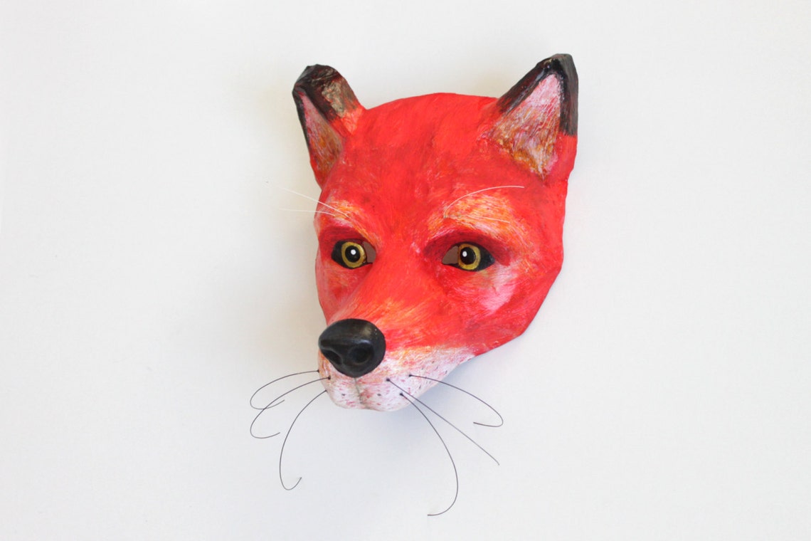 Human Size Fox Head Mask | Etsy
