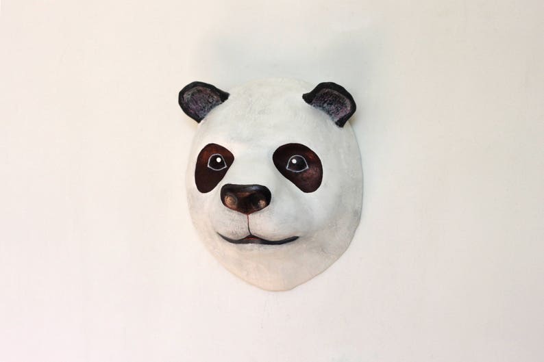 Paper Mache Panda, Faux Taxidermy Interior Wall Decoration ...