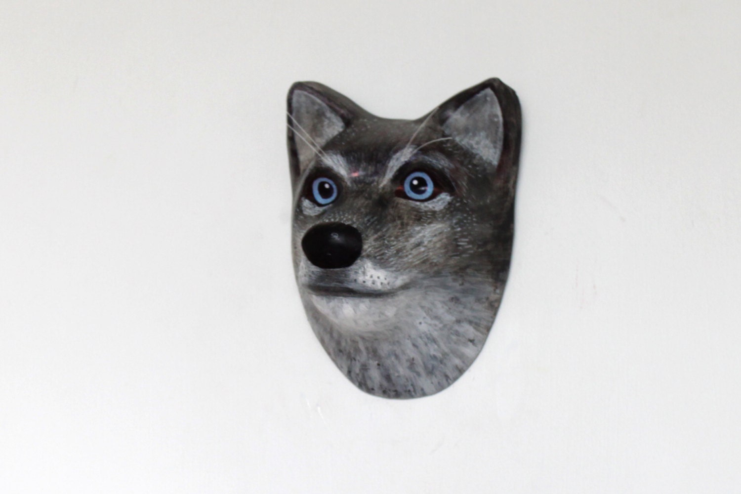 Handmade Papier Paper Mache Realistic Wolf Wall Decor - Etsy