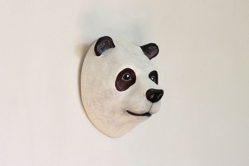 Paper Mache Panda, Faux Taxidermy Interior Wall Decoration ...