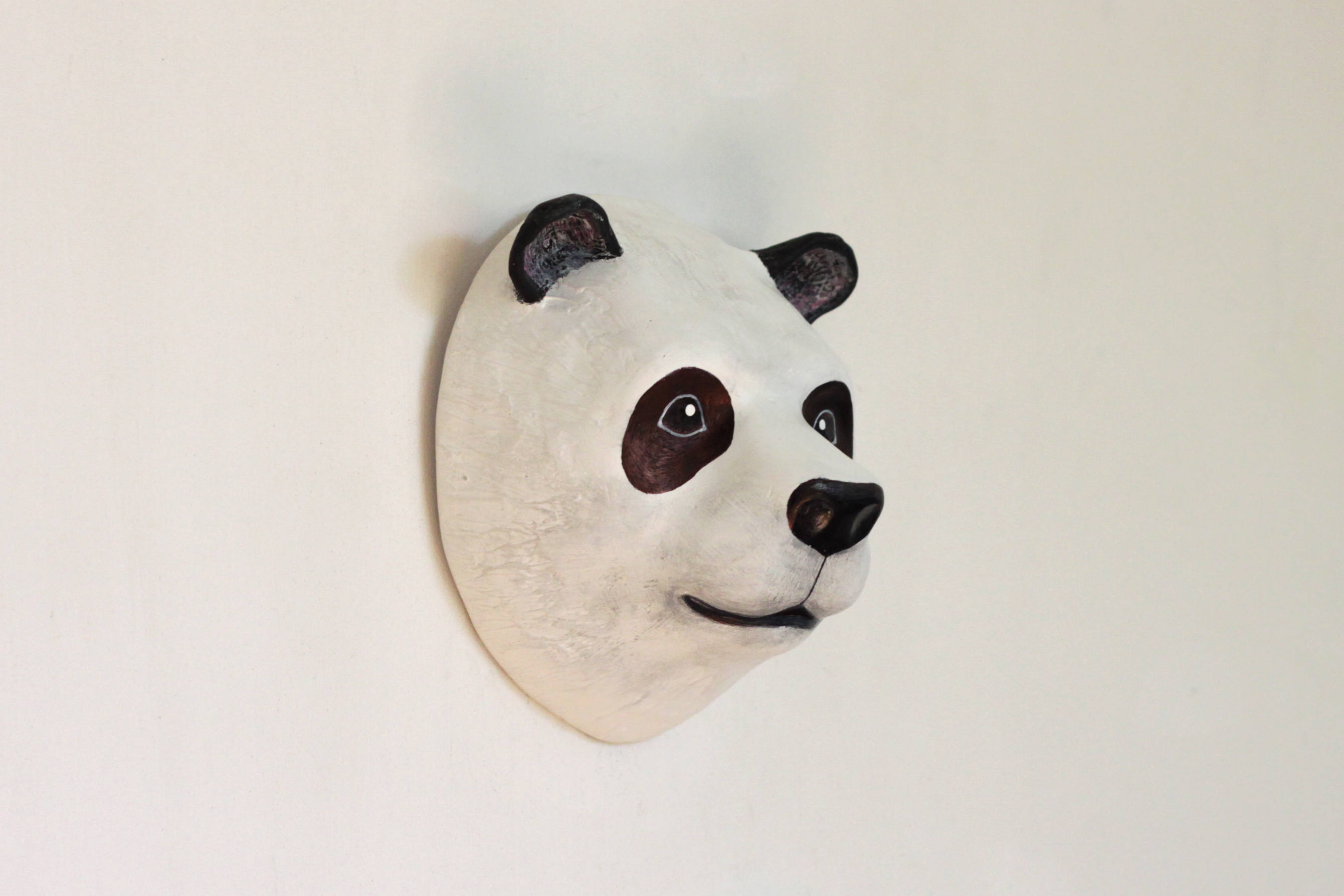 Paper Mache Panda, Faux Taxidermy Interior Wall Decoration ...