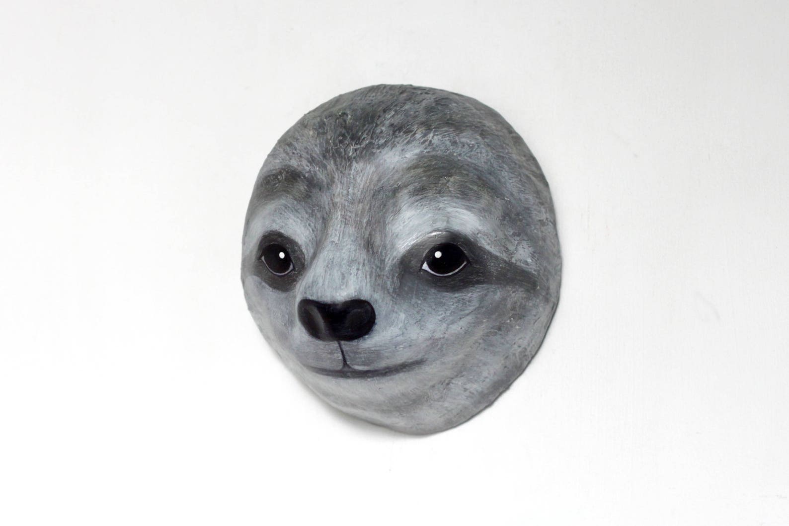 Paper mache Sloth mammal Faux Taxidermy interior wall | Etsy