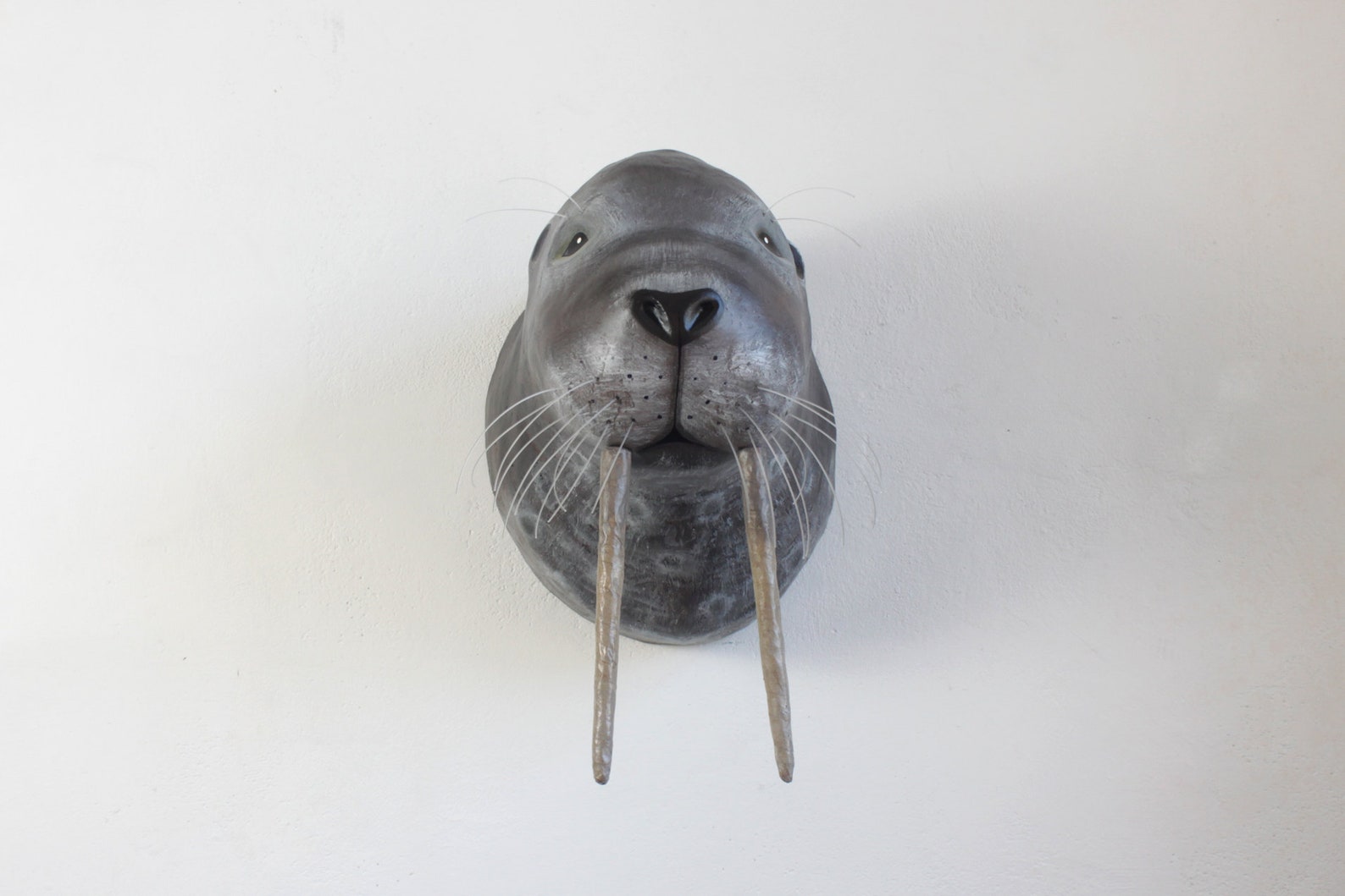 Large Walrus Wall Mount Head Sculpture Home Nursery - Etsy