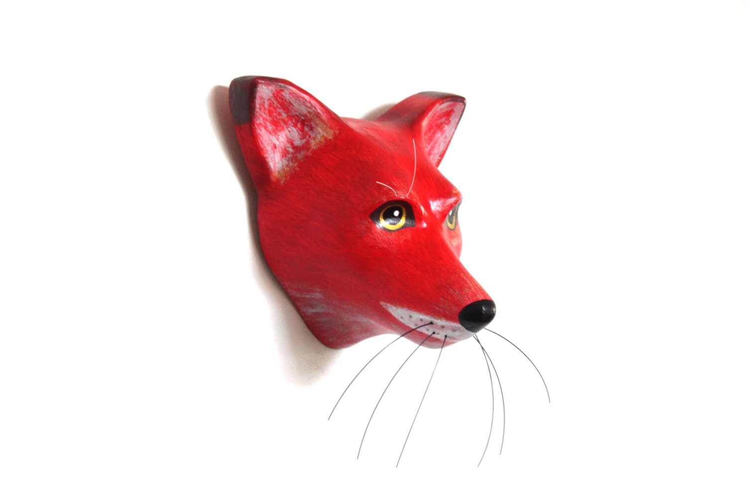 Fantastic Mr. Fox With the Gold Eyes Paper Mache Mask - Etsy