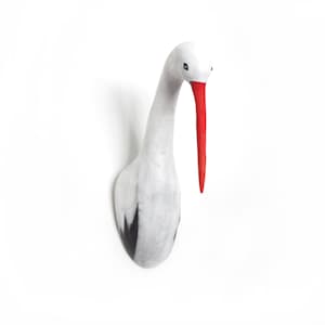 The Stork is Coming - Faux Taxidermy Wall Decor - Etsy
