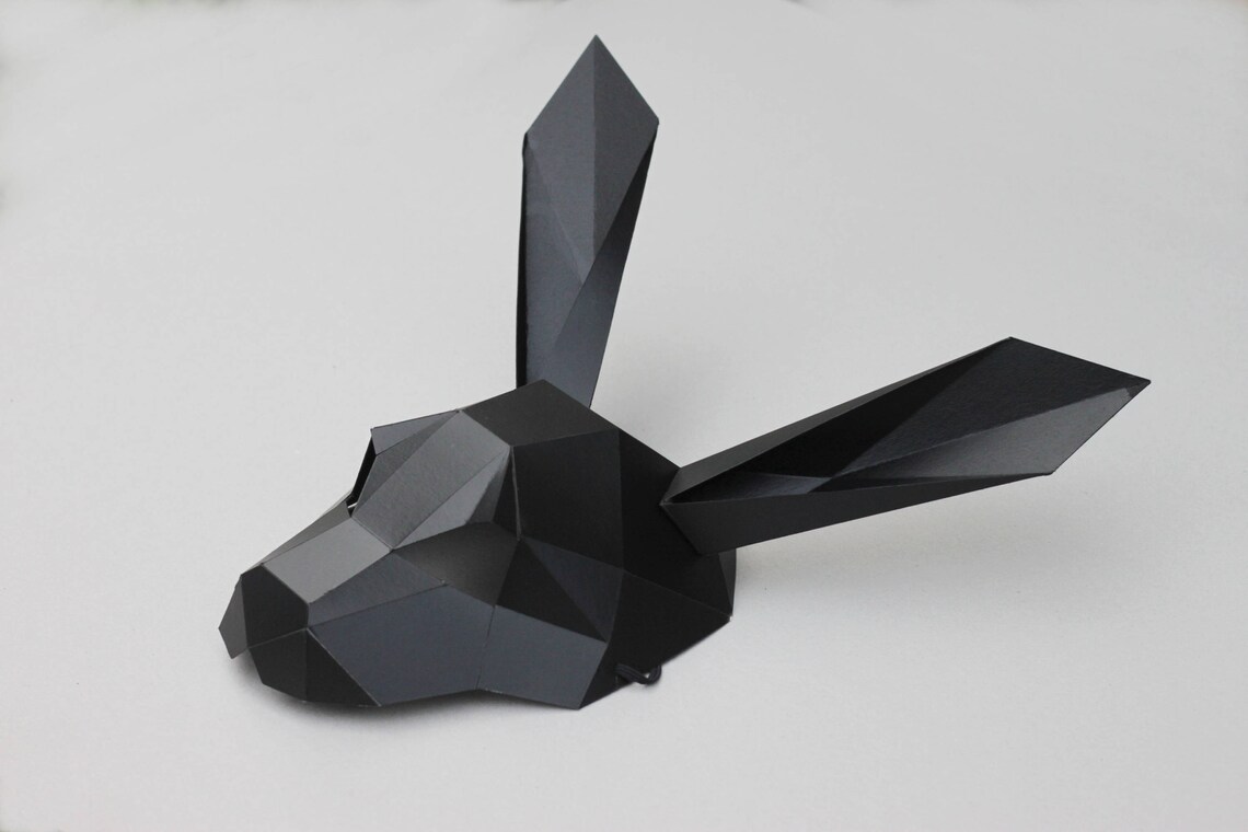 PDF Instant_download Rabbit Mask / Half Head Mask / DIY | Etsy