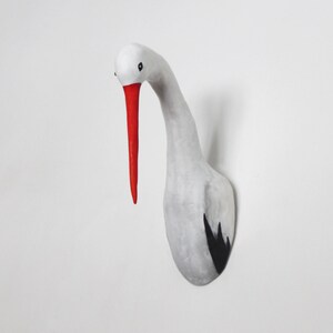 The Stork is Coming - Faux Taxidermy Wall Decor - Etsy