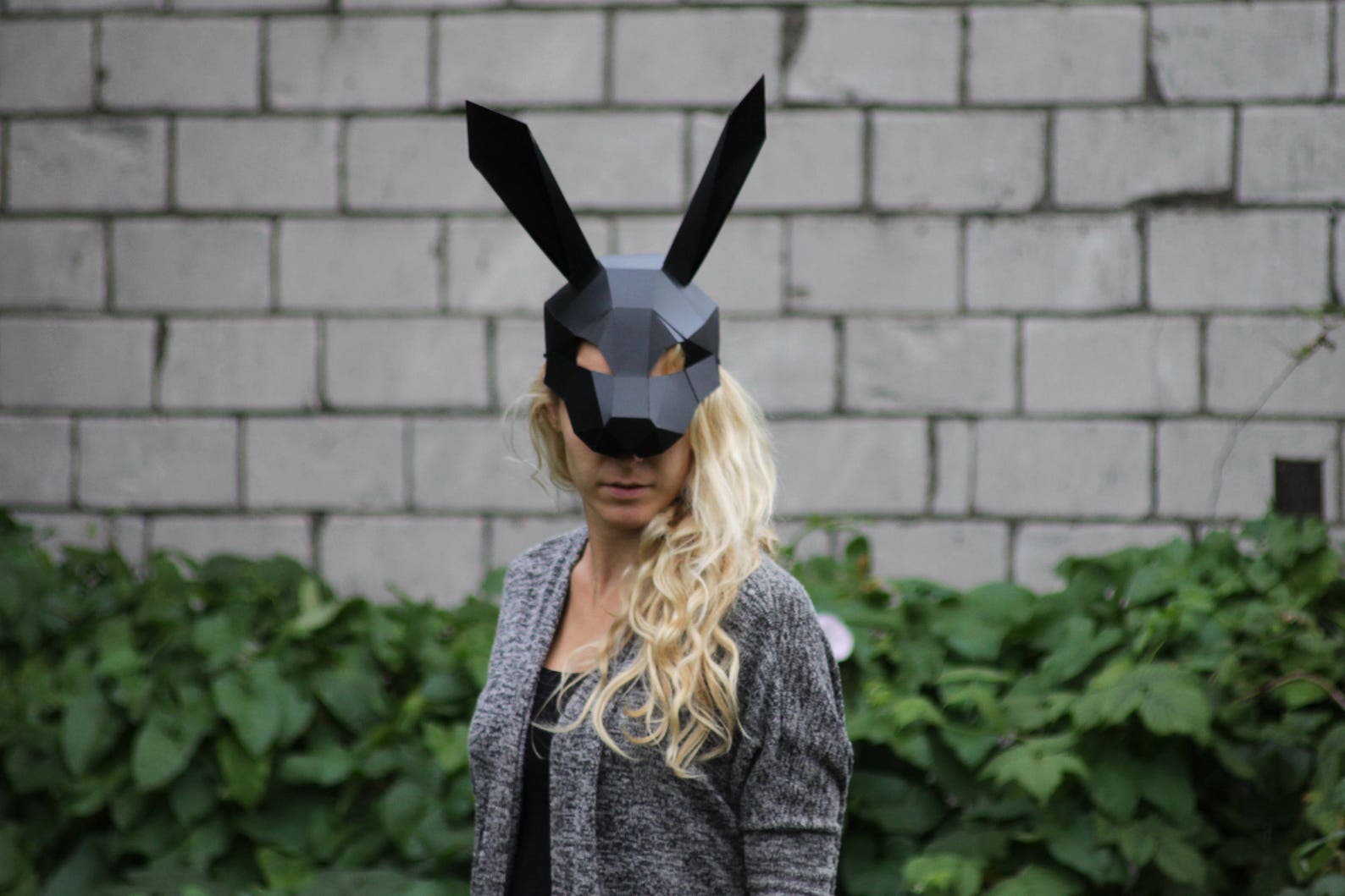 PDF Instant_download Rabbit Mask / Half Head Mask / DIY | Etsy