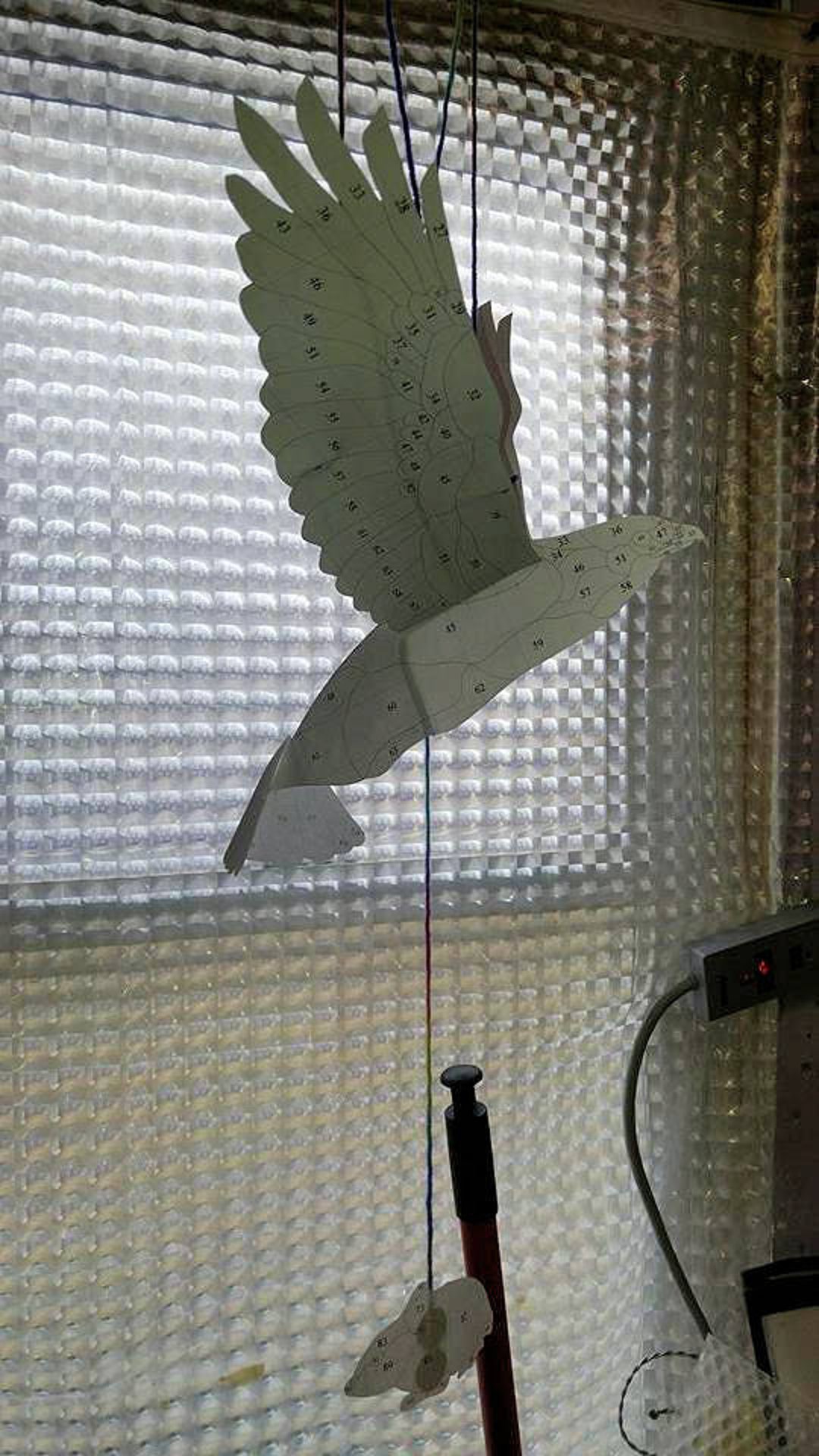 PATTERN: 3D Mobile Flying Red Tail Hawk - Etsy