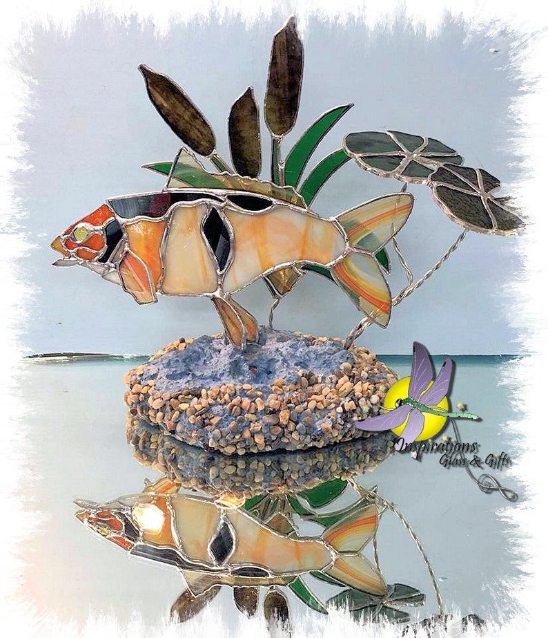 PATTERN: 3D Stained Glass Koi / Carp - Etsy