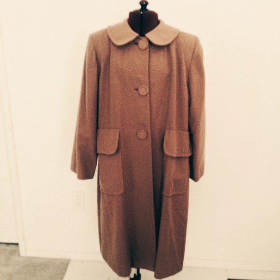 Vintage 1950s Mod Coat Med/LG Swing - Gem