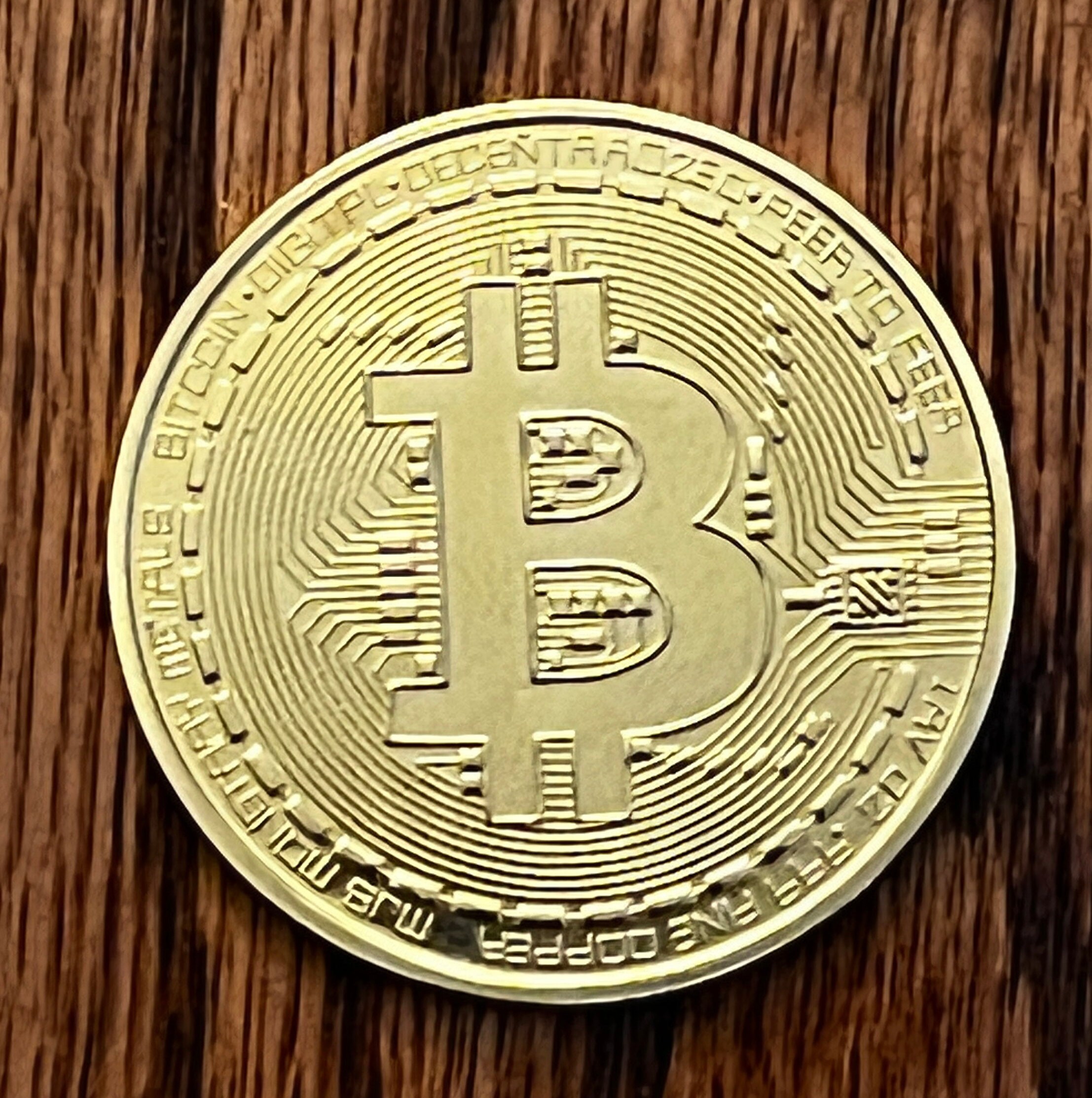 Bitcoin Smiley Face Wall Art Decor Original Hand Made Solid Oak W/ 2 ...