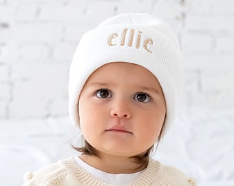 Kids Infant and Toddler Winter Beanie/gloves Boggin Personalized ...