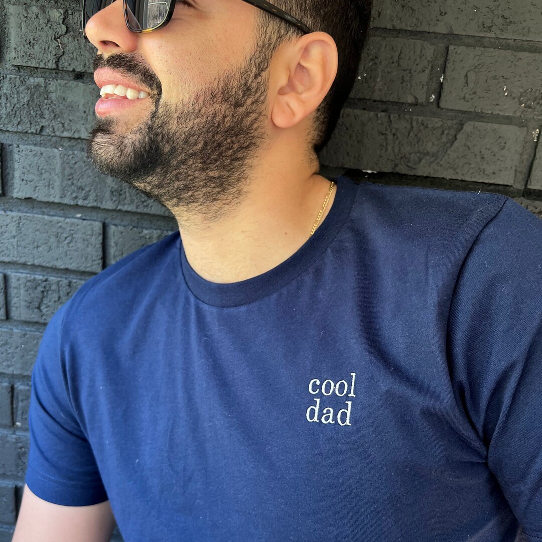 Dad T-shirt | Embroidered Bella Canvas Tee - Etsy