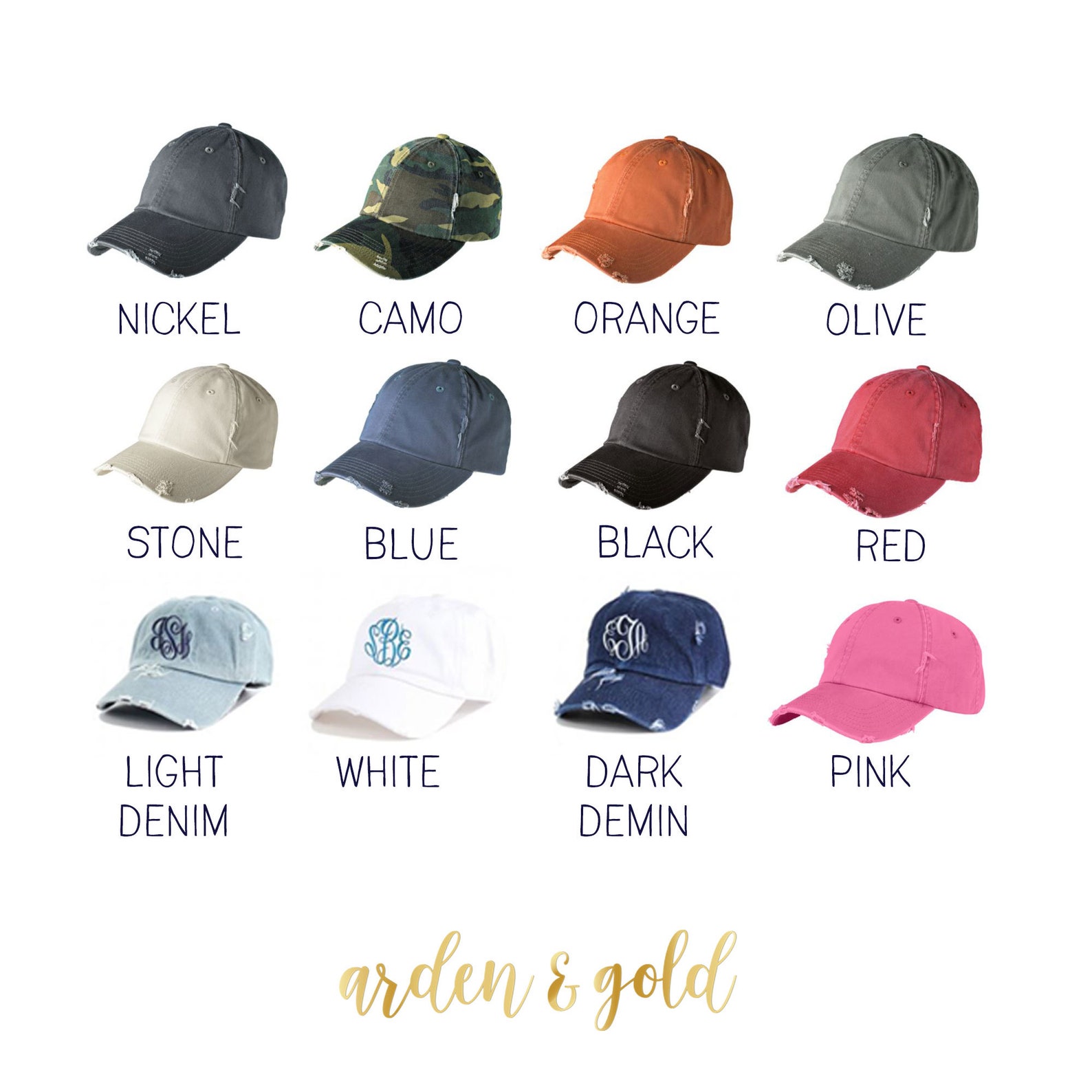 Monogrammed Ball Cap | Monogrammed Baseball Cap | Vintage Cap ...