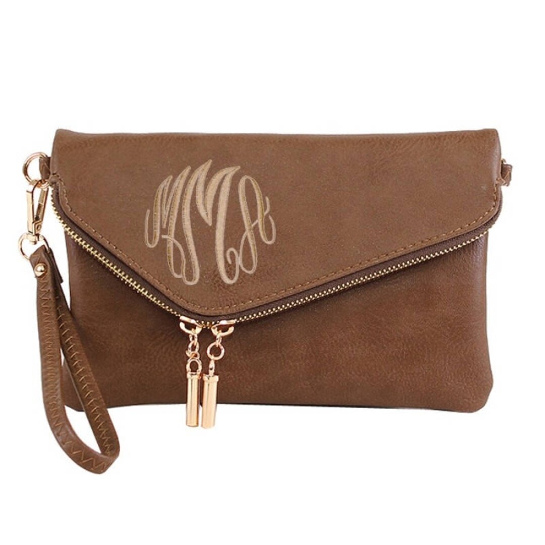 Monogrammed Clutch Purse | Envelope Clutch Purse | Bridesmaid Gift ...