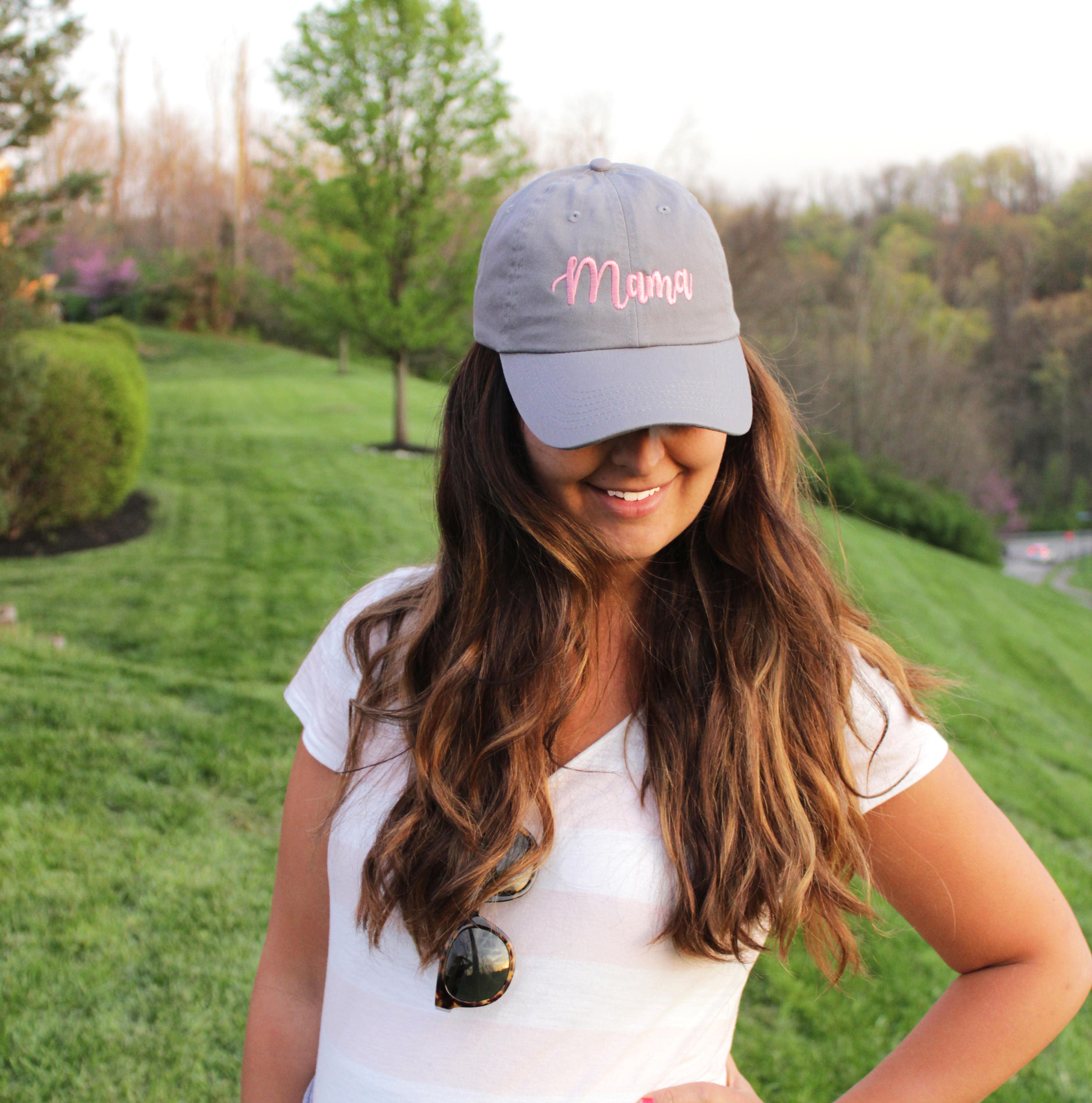 Mama Baseball Cap with Monogram Ladies Monogrammed Baseball | Etsy