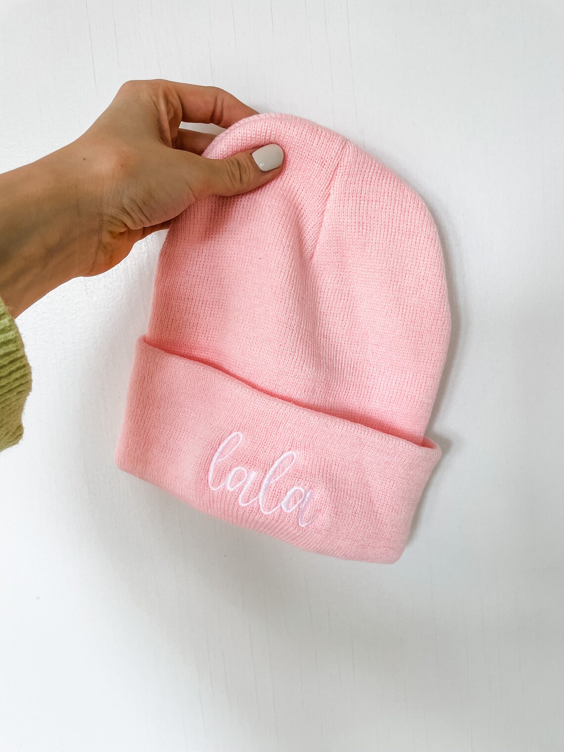 Kids Personalized Beanie Youth Customized Hat - Etsy