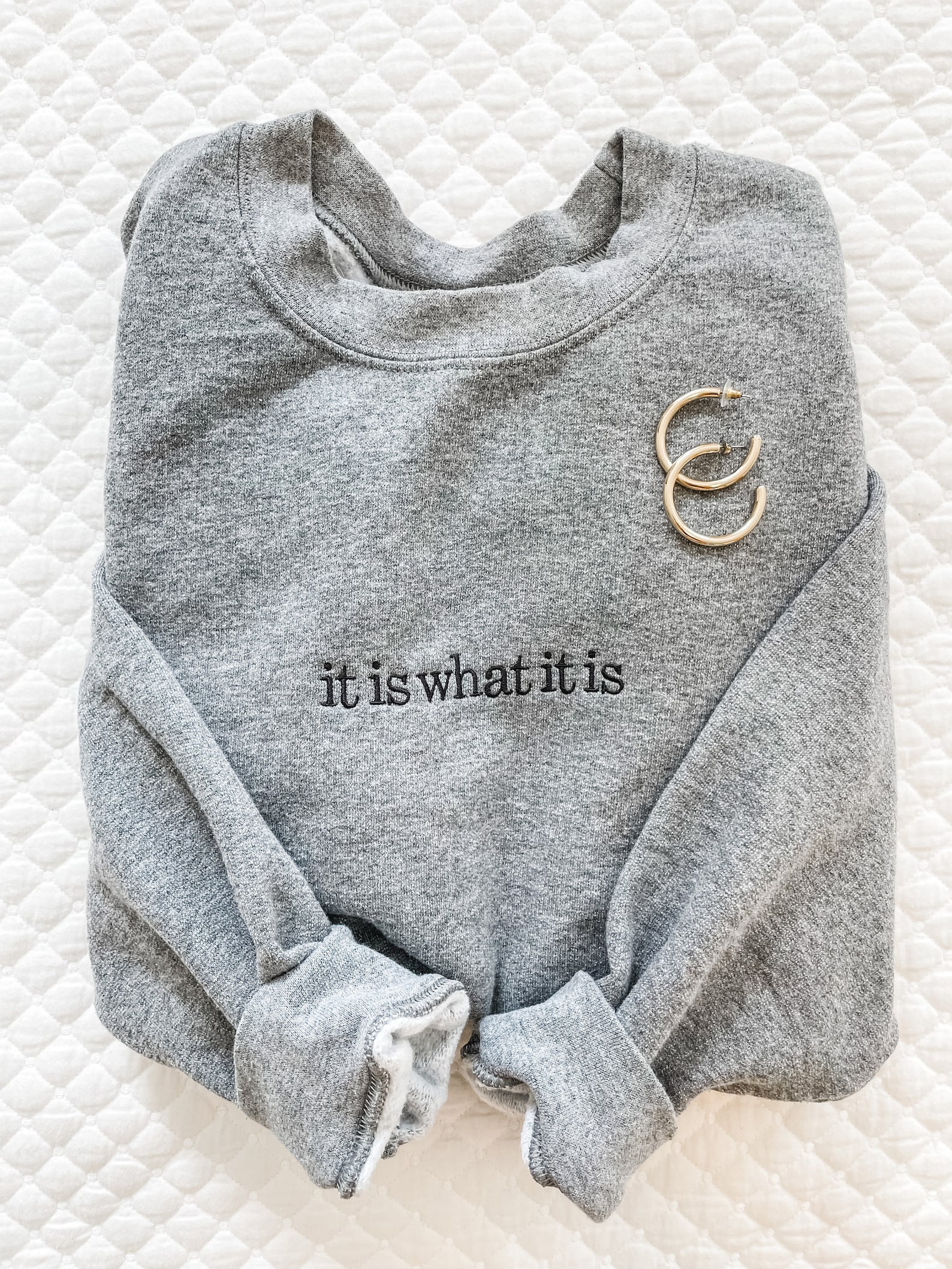 It is What It is Crewneck Sweatshirt Mental Health Crew Neck - Etsy