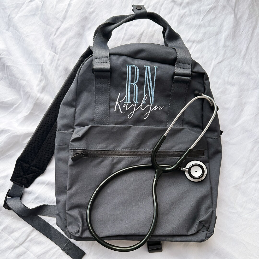 Embroidered Elena Handled Backpack With Elegant Credentials | Custom ...