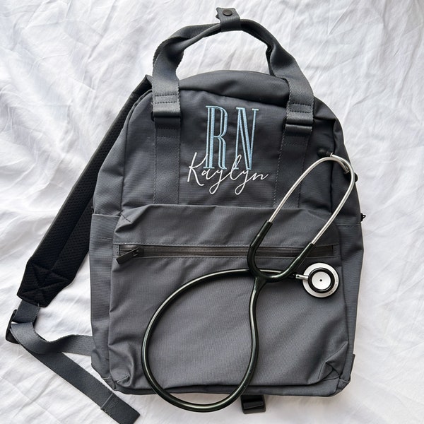 Custom Embroidered Nurse Backpack - Etsy