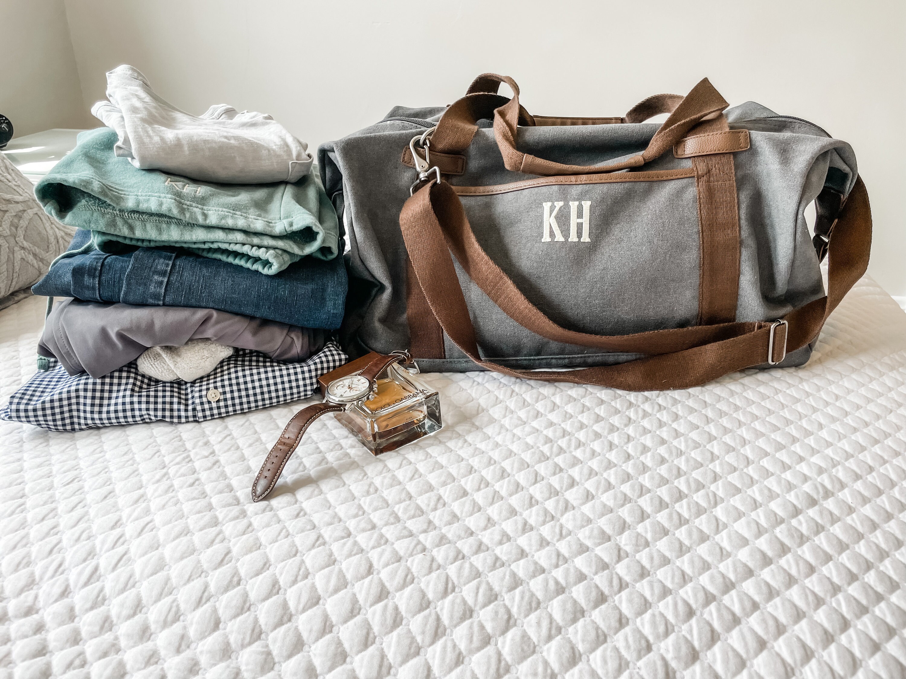 Personalized Weekender Bag Personalized Canvas Duffle | Etsy