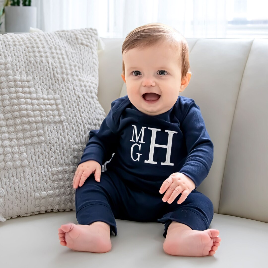 Personalized Full Bodysuit for Infant | Monogrammed Full Baby Bodysuit ...