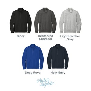 Monogram Pullover With Front Pocket | Personalized Quarter Zip ...