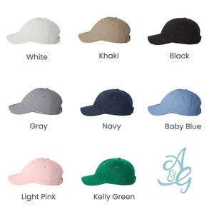 Embroidered Youth Custom Name Hat, Boys or Girls Personalized Hat ...
