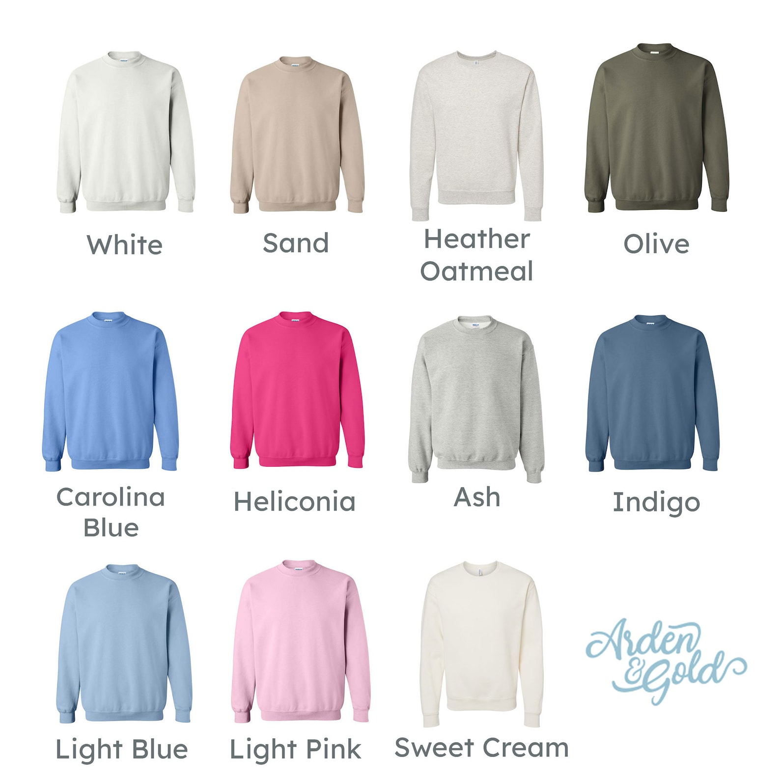 Made to Teach Embroidered Gemma Crewneck Sweatshirt | Cute Teacher ...