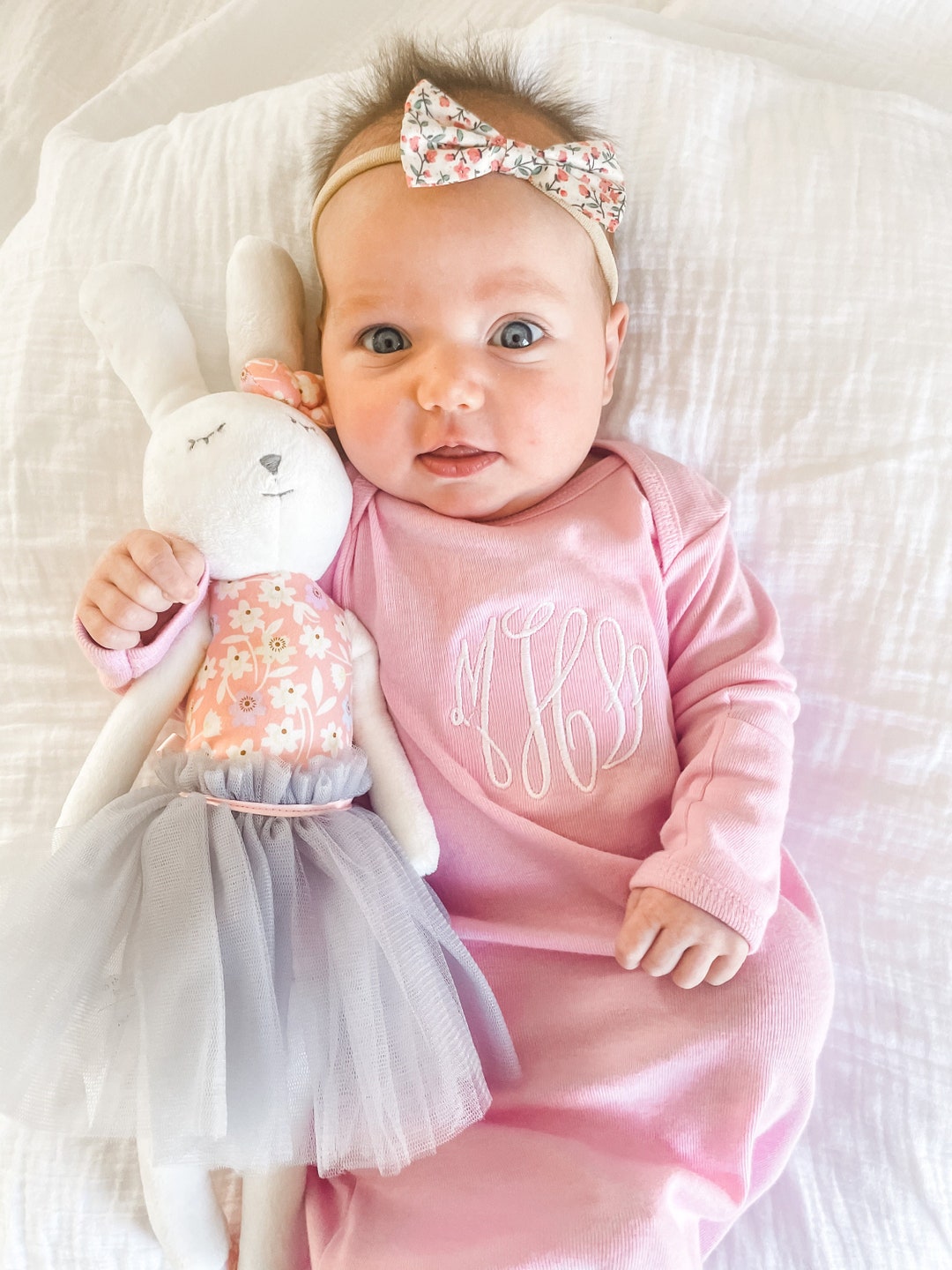 New Baby Monogram Layette | Personalized Layette for Newborn ...
