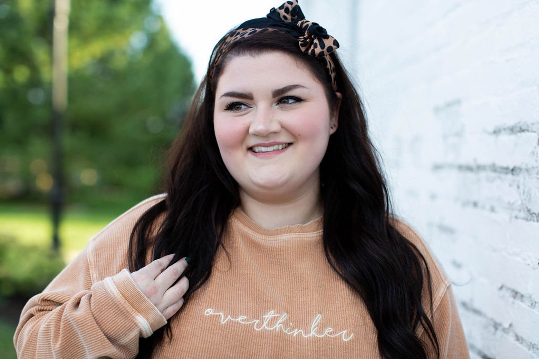 Overthinker Crewneck Sweatshirt Mental Health Pullover Sweater ...