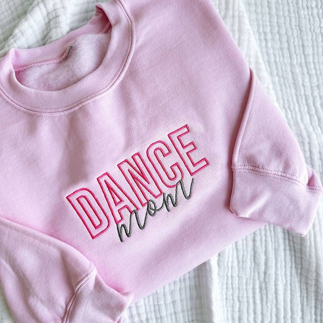 Dance Mom Embroidered Gemma Crewneck Sweatshirt | Personalized Mama ...