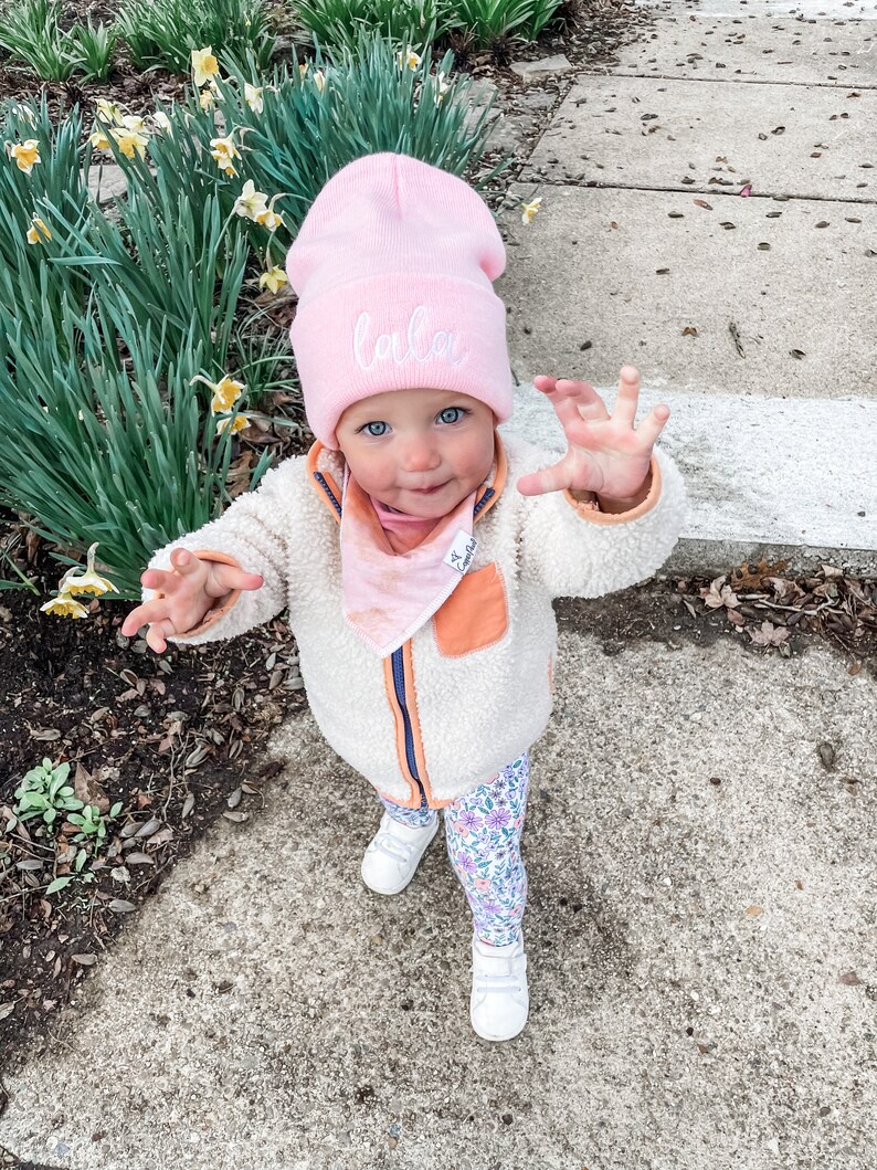 Kids Personalized Beanie Youth Customized Hat - Etsy