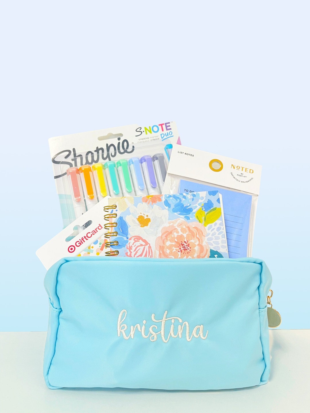 Personalized Teacher Gift, Nylon Pouch for School Accesories or ...