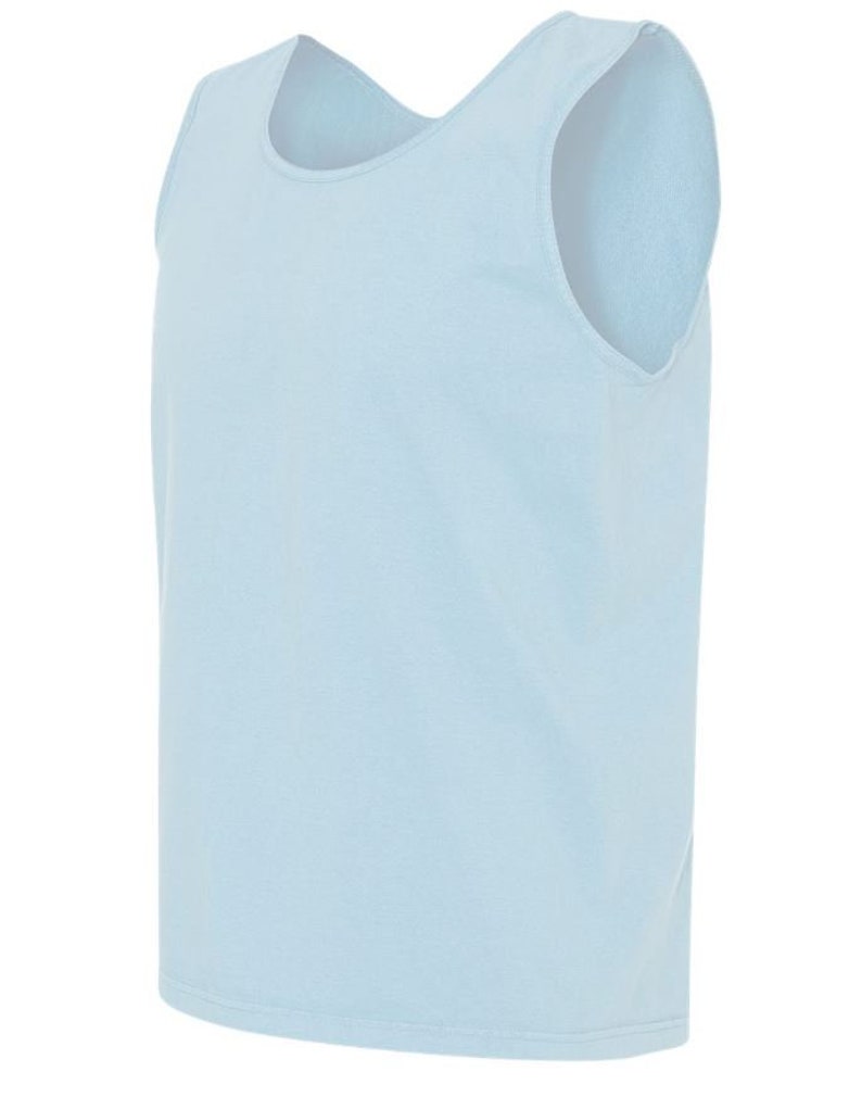 Comfort Colors Monogram Tank Top | Personalized Comfort Colors Tank - Etsy