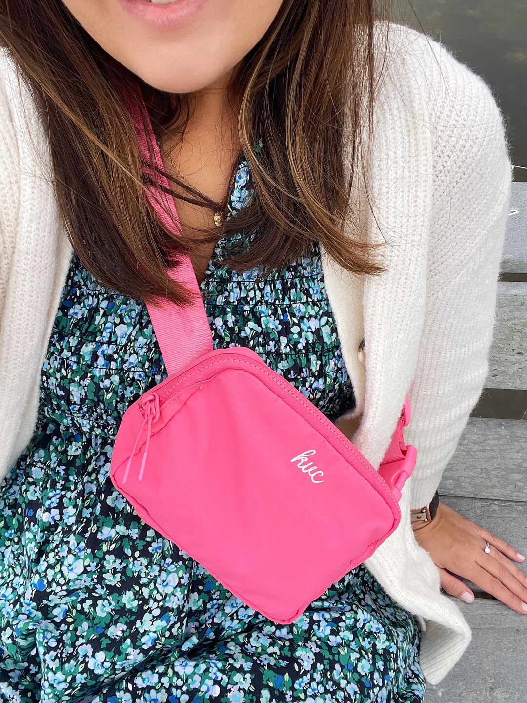 Personalized Initial Crossbody Bag, Personalized Belt Bag | Mini ...