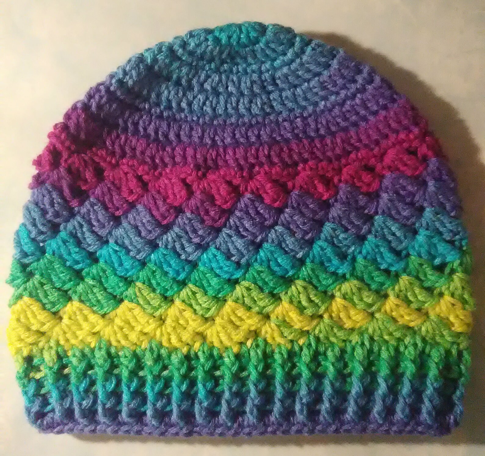 Hat Crochet Pattern PDF - Slanted Shells Hat Crochet Pattern (also ...