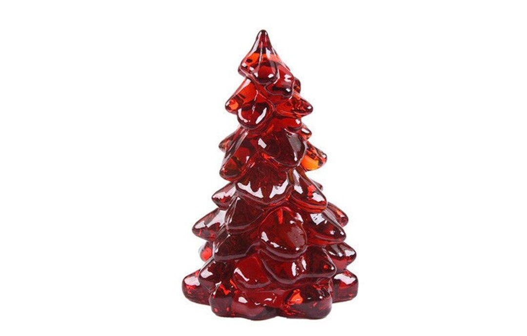Red Christmas Trees by Mosser Glass 3 Sizes Available - Etsy