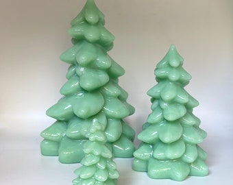 Mosser Glass 5.5" Jadeite Christmas Tree - Etsy
